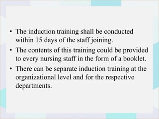 NABH-Nursing resource management | PPTX