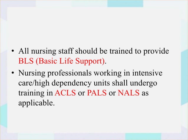 NABH-Nursing resource management | PPTX | Healthcare Industry | Industries