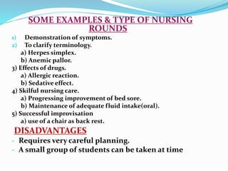 Nursing round | PPTX