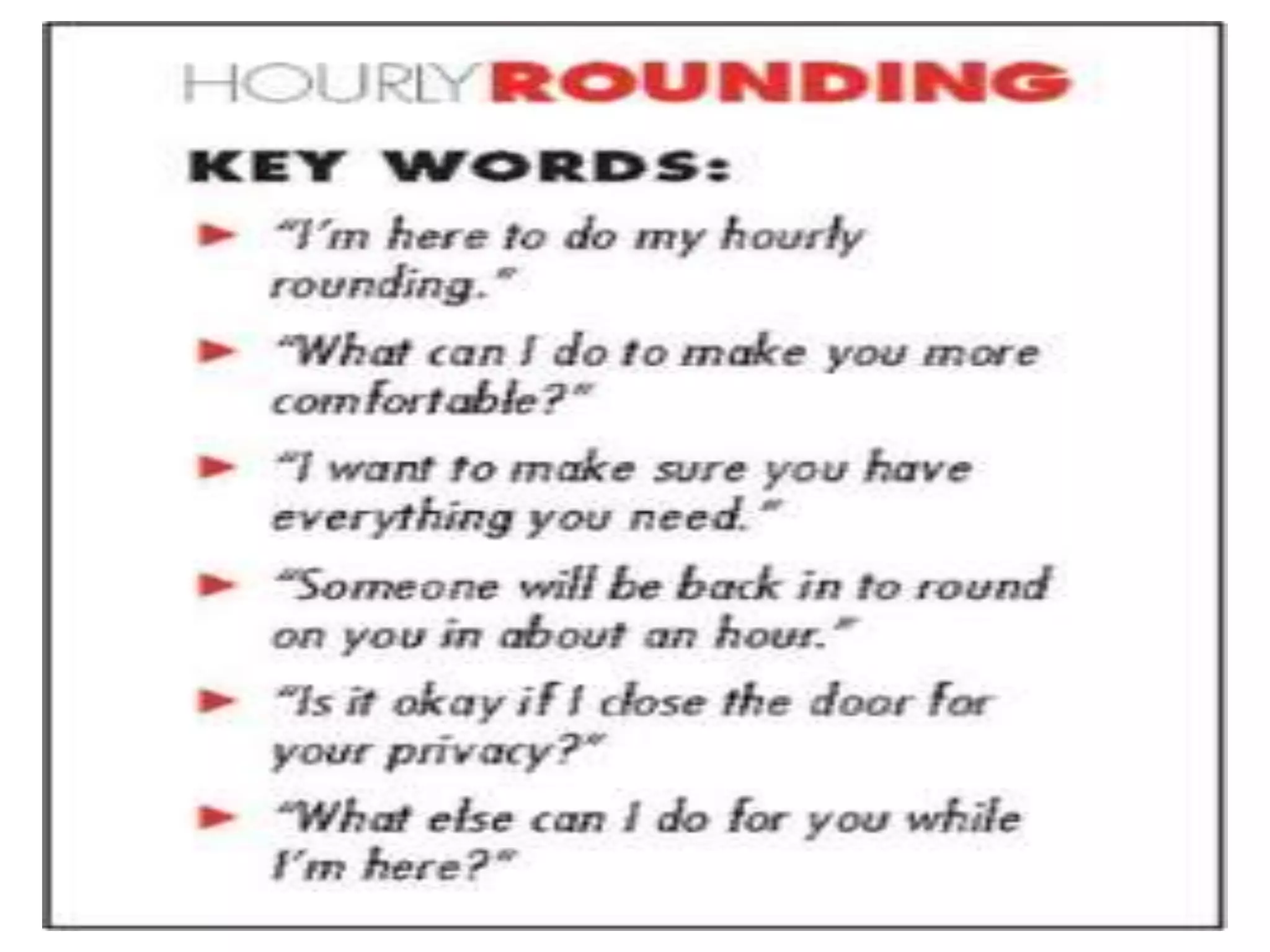Nursing Rounds | PPTX