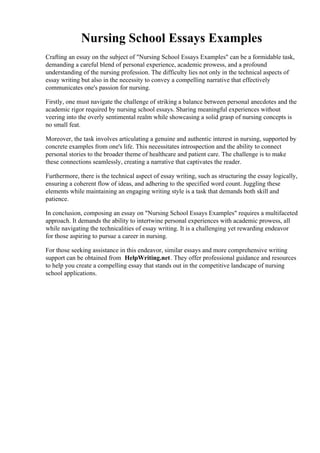 Nursing School Essays Examples.pdf