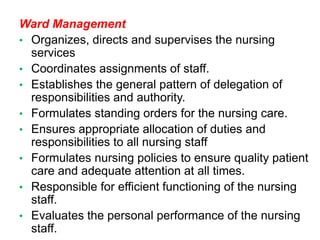 Nursing service administration | PPTX