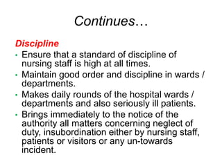 Nursing service administration | PPTX