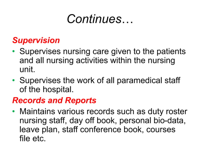 Nursing service administration | PPTX | Resume Writing and Advice | Job ...