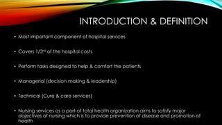 Nursing services | PPTX