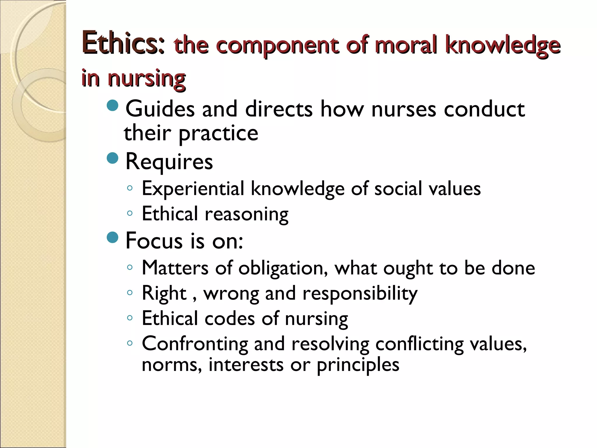 Nursings fundamental patterns of knowing | PPT