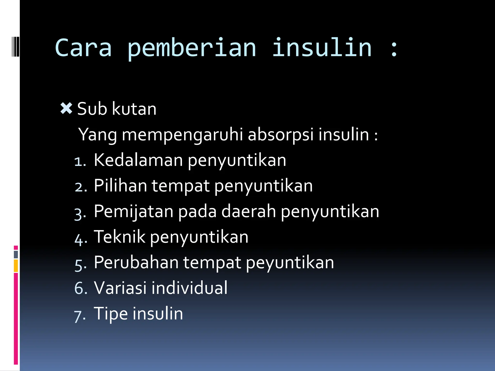 nursing skill injeksi insulin procedure.ppt