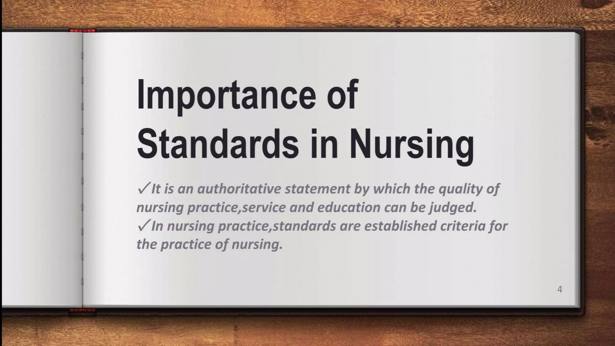 Practice Standards In Nursing | PPTX