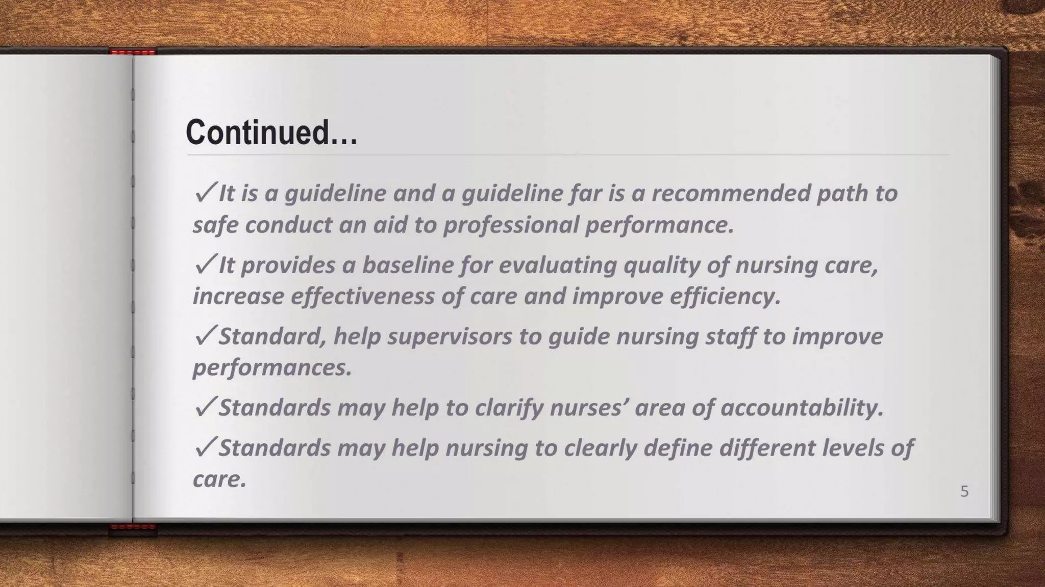 Practice Standards In Nursing | PPTX