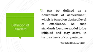 NURSING STANDARD FOR NURSING MANAGEMENT FOR NURSING STUDENT | PPTX