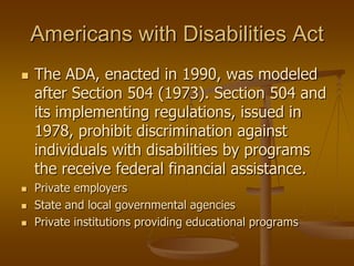 Nursing students with disabilities | PPTX