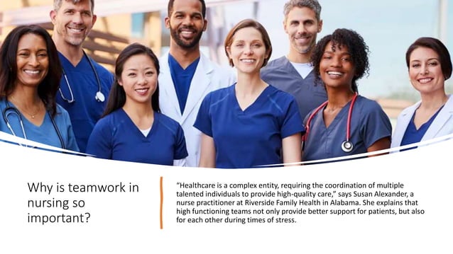 Nursing team work | PPTX | Business Administration | Business