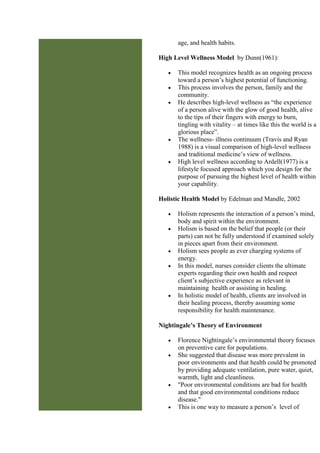 models of prevention | DOCX