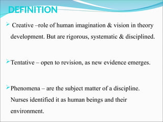 Nursing Theory nursing power point presentation | PPT