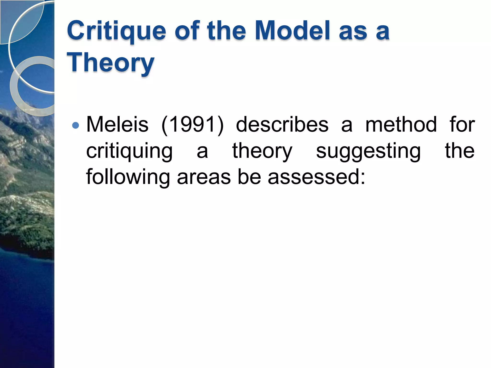 Nursing theory, expertise model | PPT