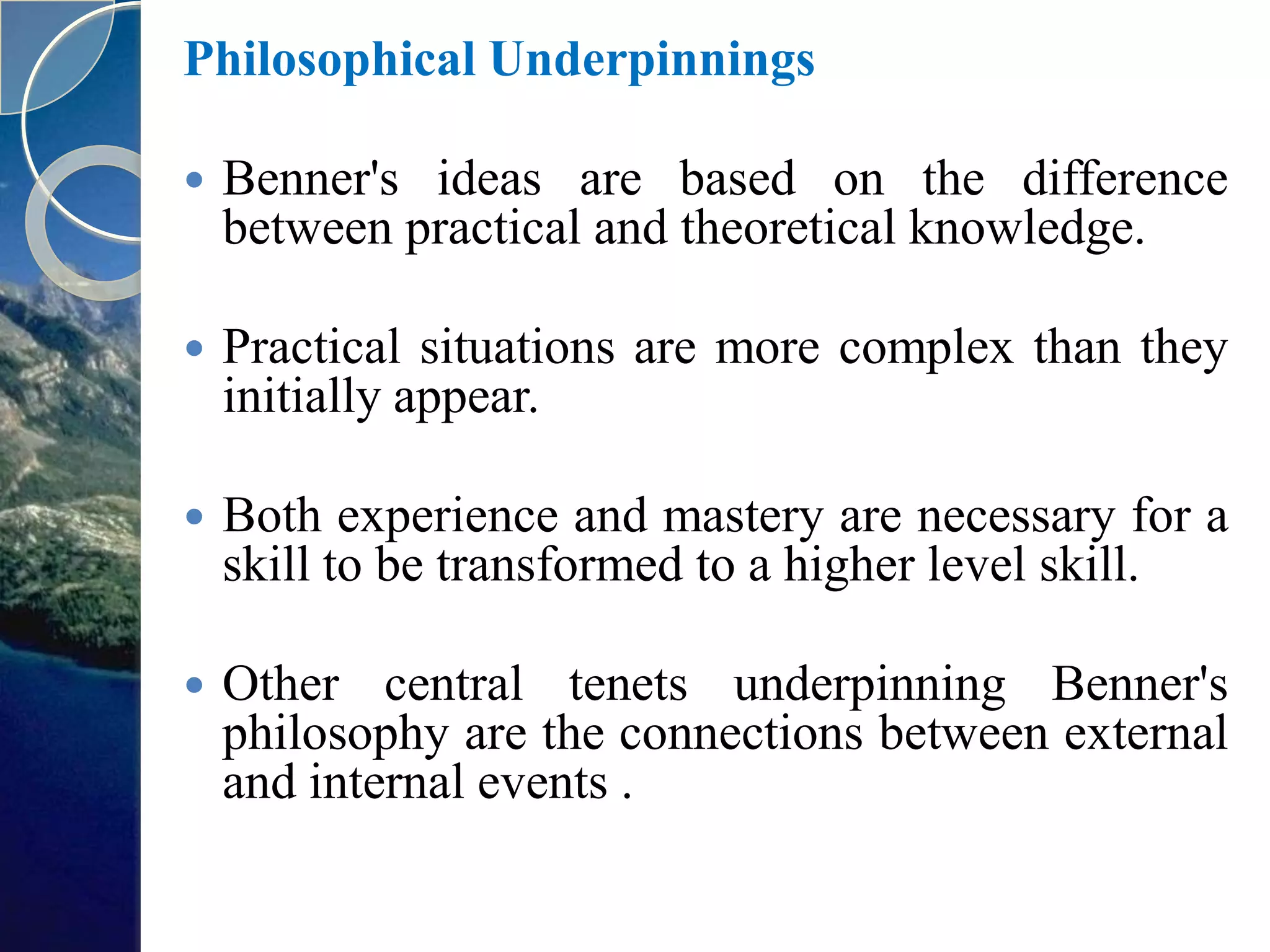 Nursing theory, expertise model | PPT