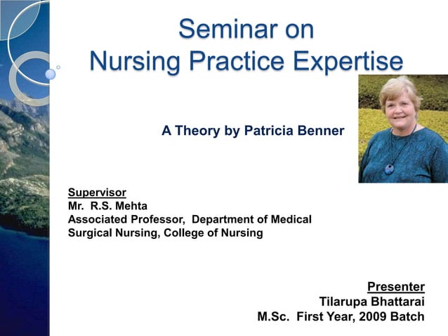 Nursing theory, expertise model | PPT