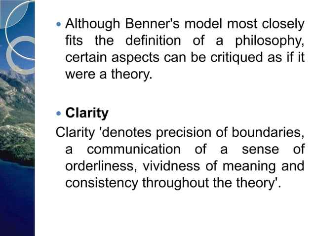 Nursing theory, expertise model | PPT