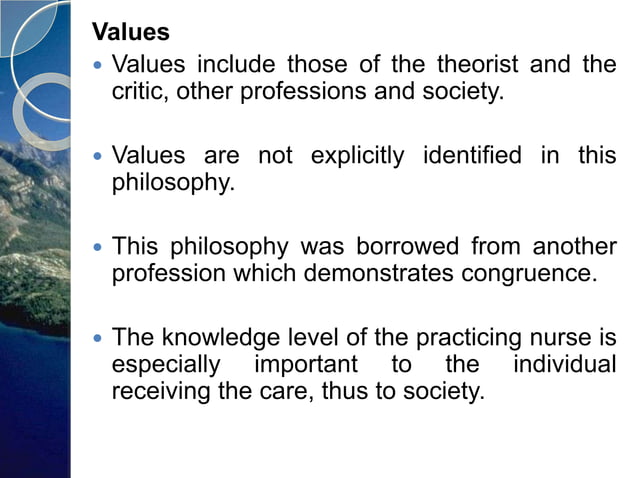 Nursing theory, expertise model | PPT