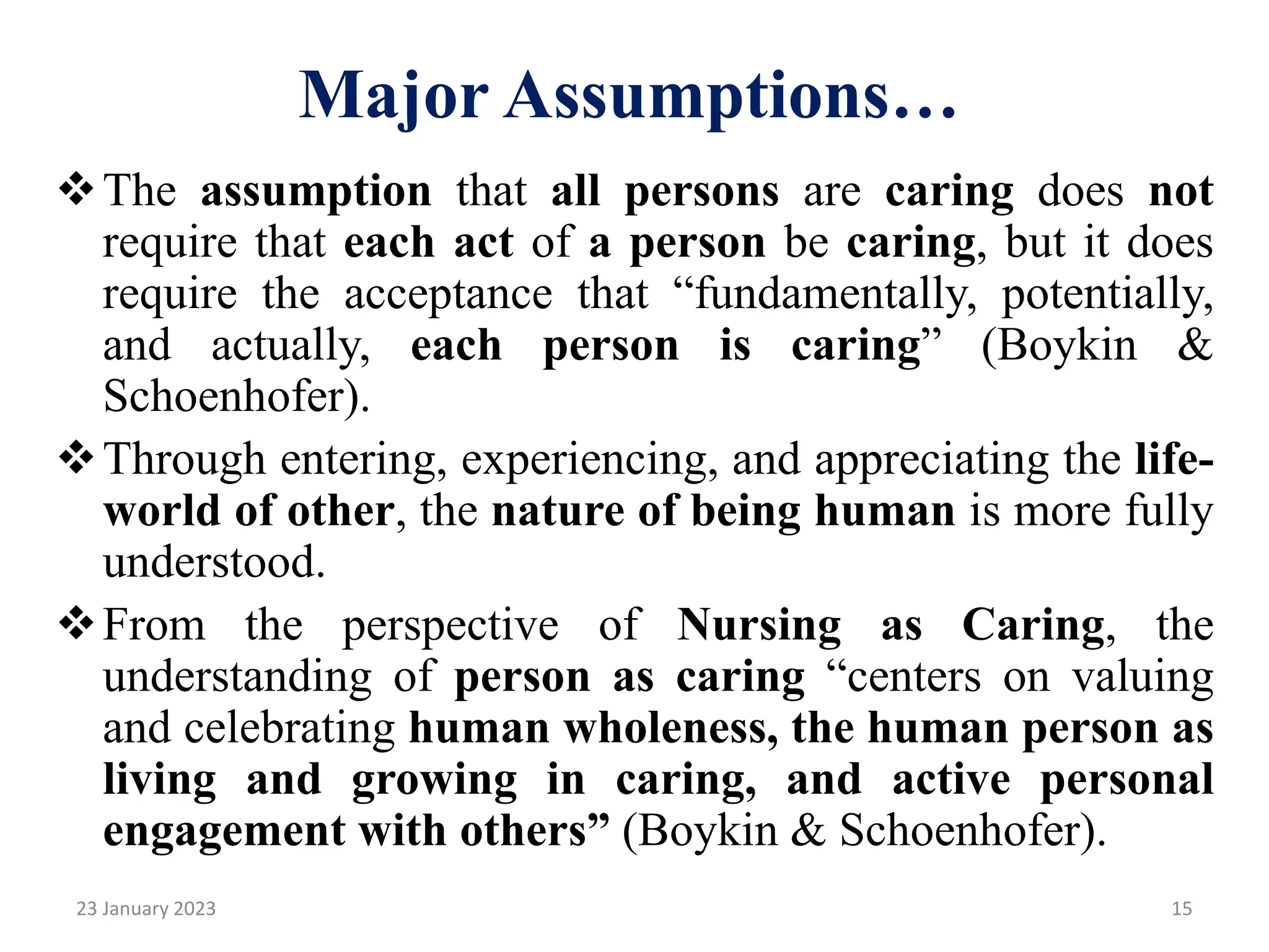 Nursing Theory Seminar presentation by Rebira | PDF
