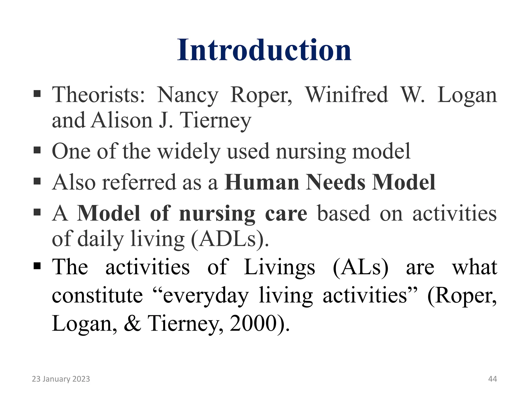 Nursing Theory Seminar presentation by Rebira | PDF