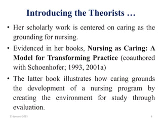 Nursing Theory Seminar presentation by Rebira | PDF
