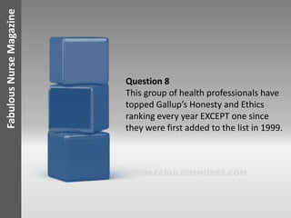 Nursing Trivia Quiz 1 Fun Nursing Facts | PPTX