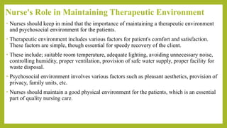 Nursing Unit Management, patient care unit, physical layout of nursing ...
