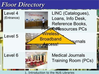 Orientation to NUS Medical/Science Library for Nursing Freshmen | PPT