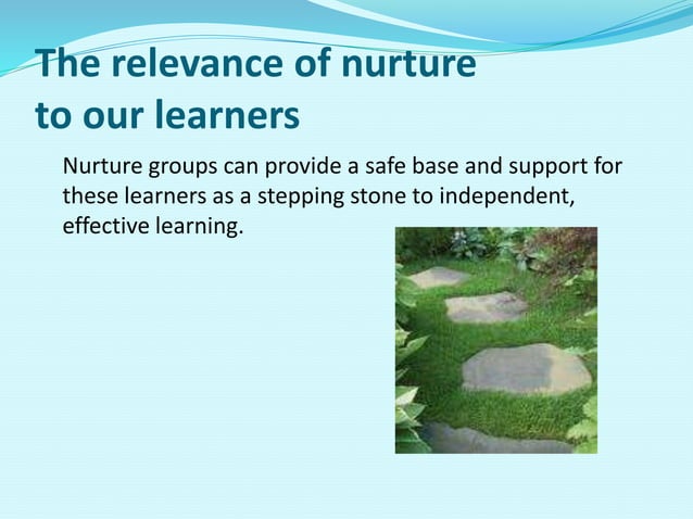 Nurture group-presentation (1) | PPTX | Primary Education | Education