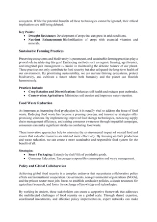 Nurturing a Sustainable Future Innovative Approaches to Cultivating ...