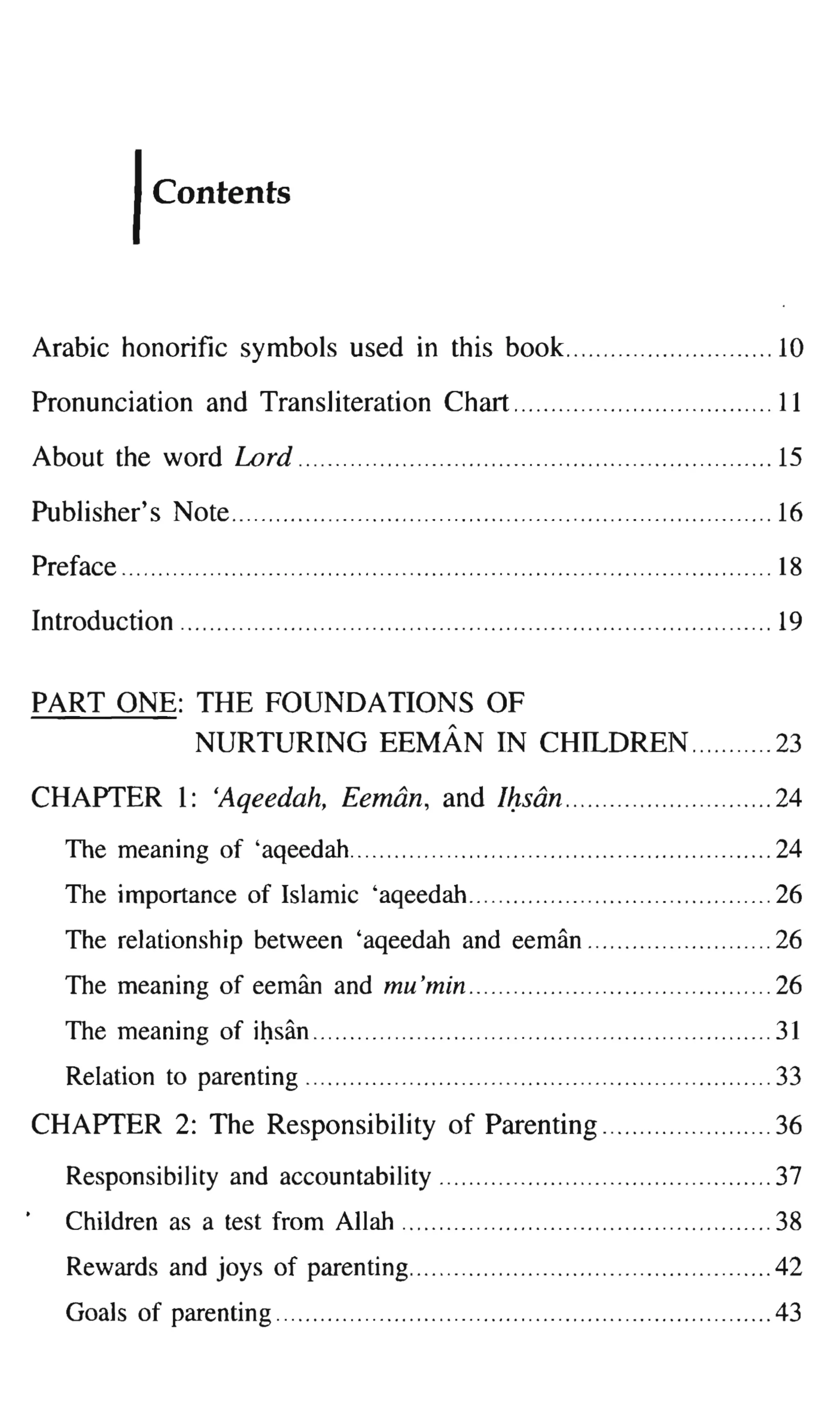 Nurturing Eeman in Children | PDF