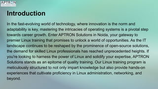 Linux Training in Noida | PPT