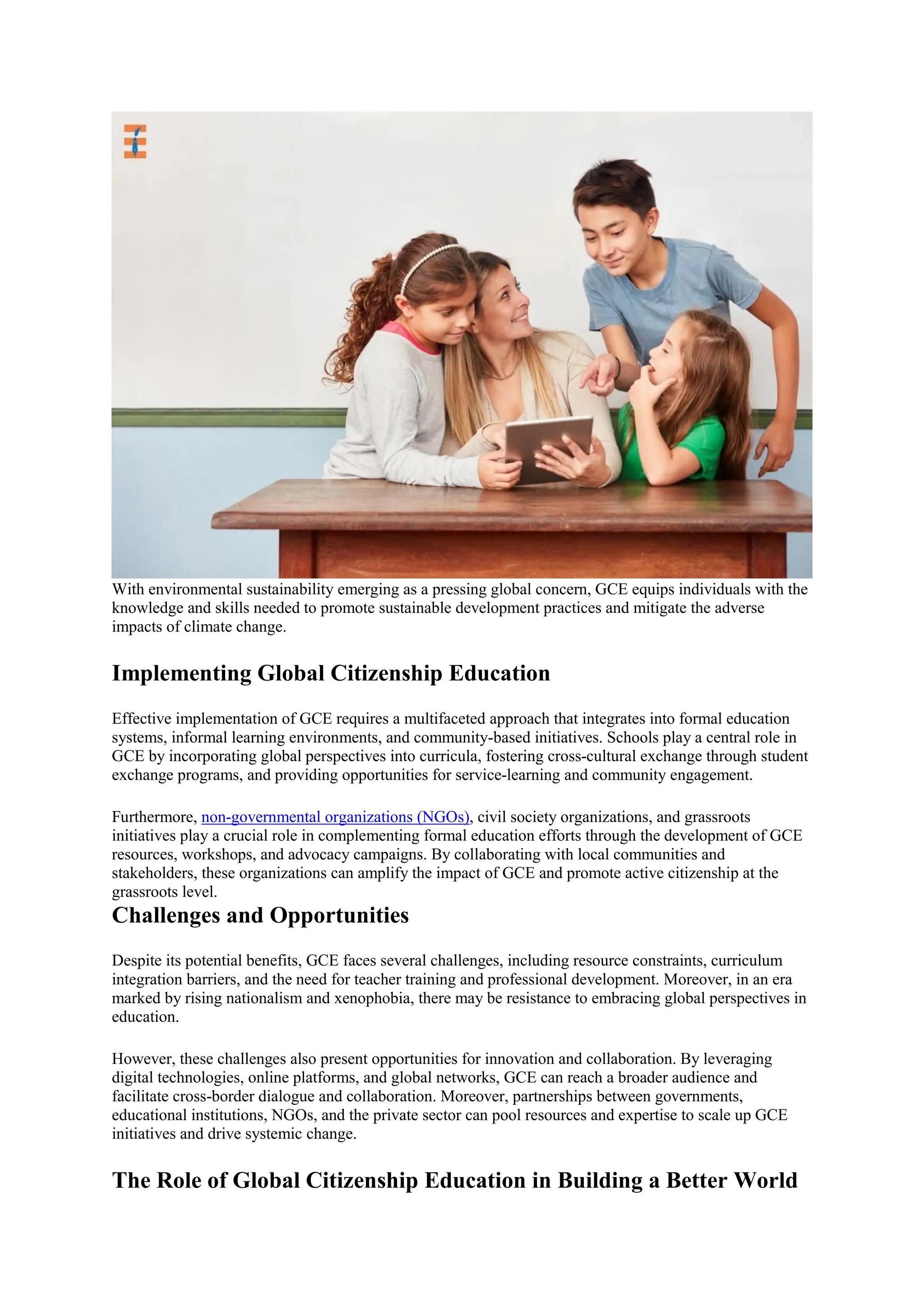 Nurturing Global Citizens: The Imperative of Global Citizenship ...