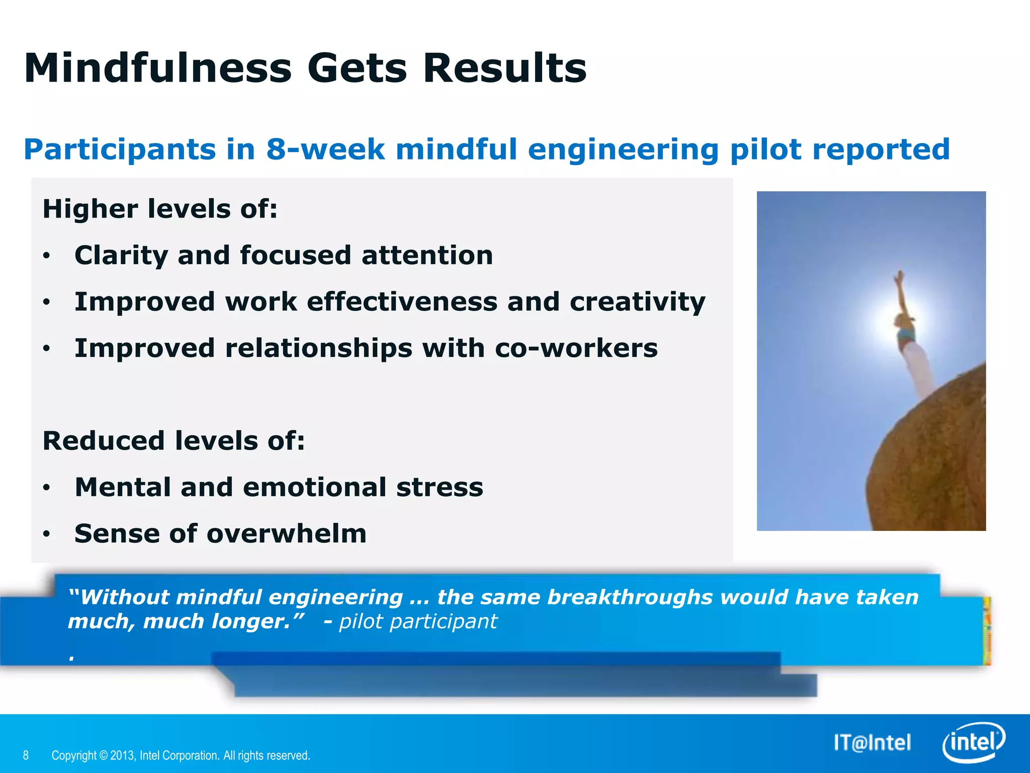 Nurturing Innovation at Intel through Mindfulness | PPTX