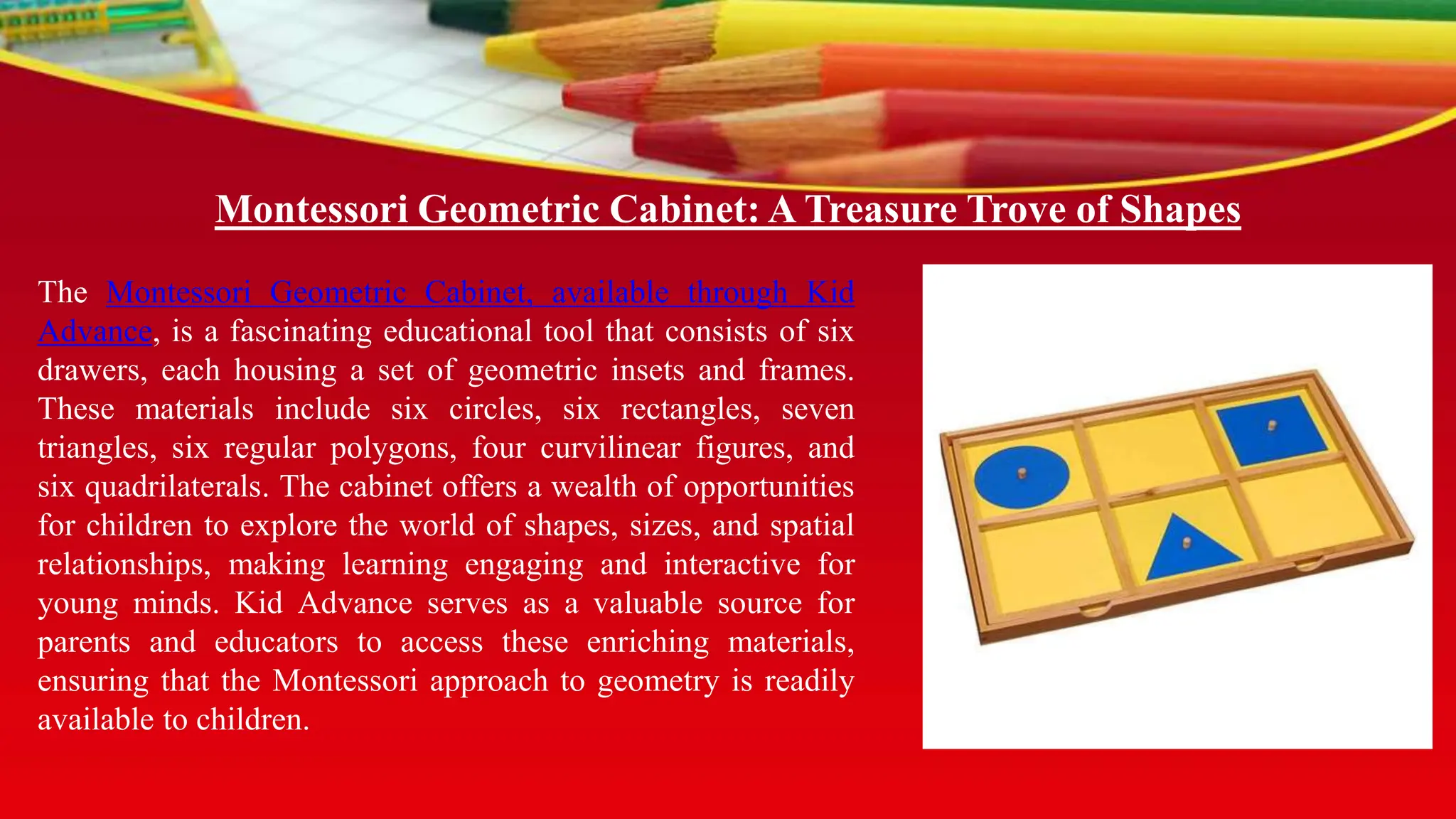 Nurturing Mathematical Minds Montessori's Geometric Cabinet and ...