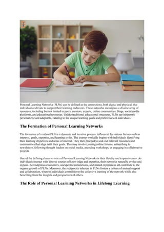 Nurturing Personal Learning Networks: The Key to Lifelong Growth | PDF