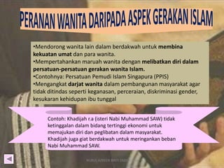 PERANAN WANITA DALAM PEMBANGUNAN SESEBUAH MASYARAKAT | PPTX