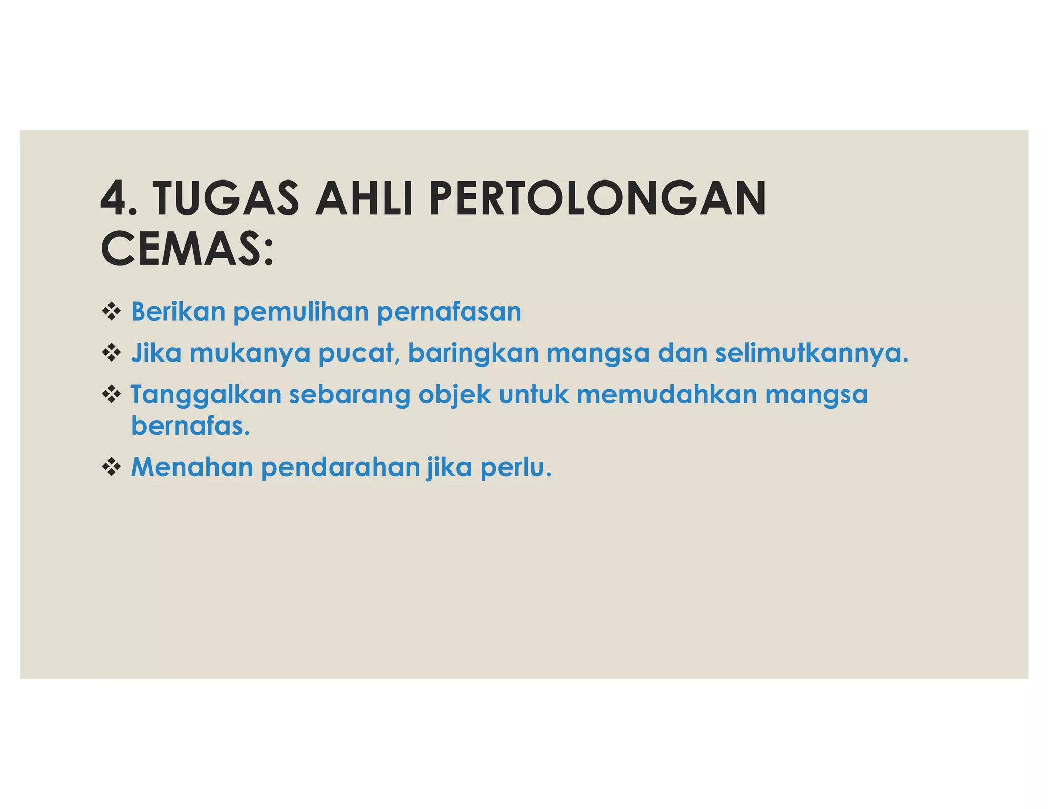 Pertolongan Cemas (First Aid) | PDF