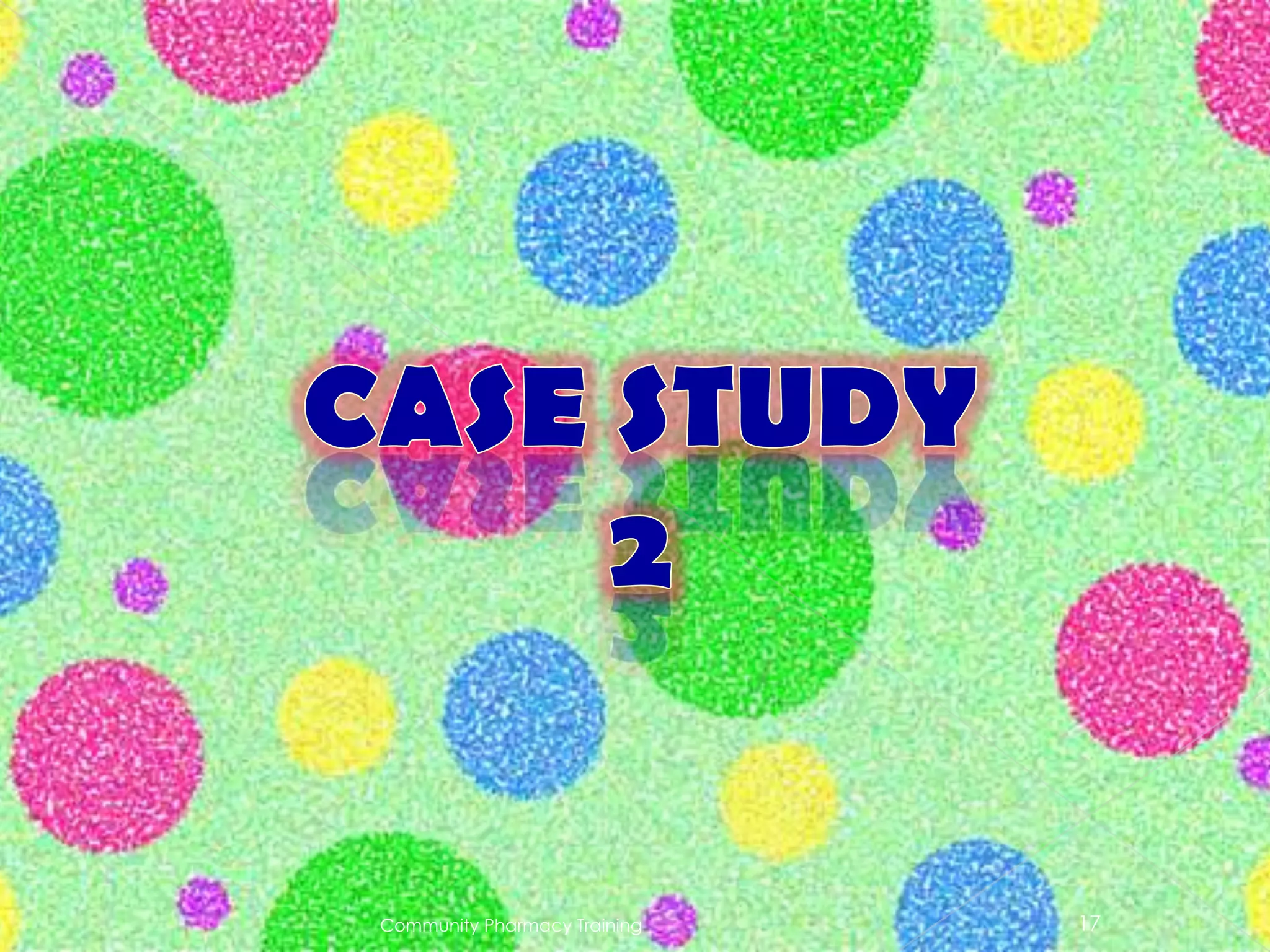 Community pharmacy training report (sample) | PPTX