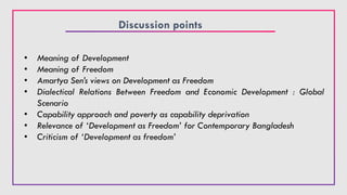 Development as Freedom | PDF
