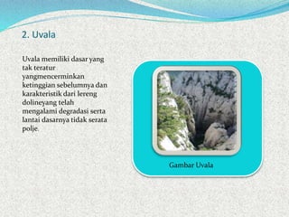 bentuklahan karst | PPTX