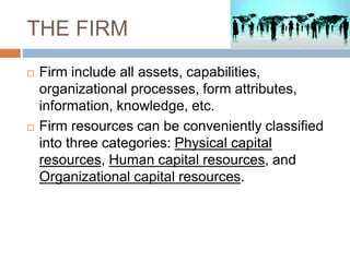 Firm`s resources | PPTX