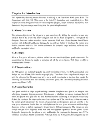 Final Year Game Project Report - Riko: The Aventurer | PDF