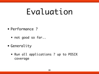 Network Stack in Userspace (NUSE) | PPT
