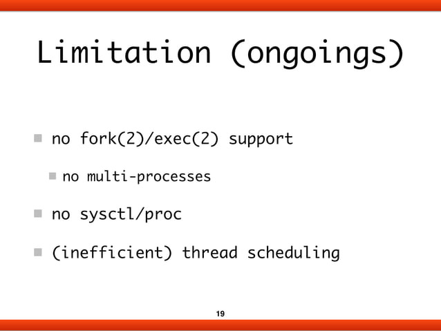 NUSE (Network Stack in Userspace) at #osio | PPT
