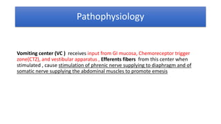 Nusea and vomiting supportive ppt | PPTX