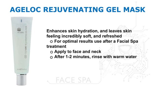 Nuskin facial spa presentation_final | PPT