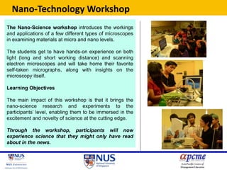 Nus science summer camp 2013 | PDF