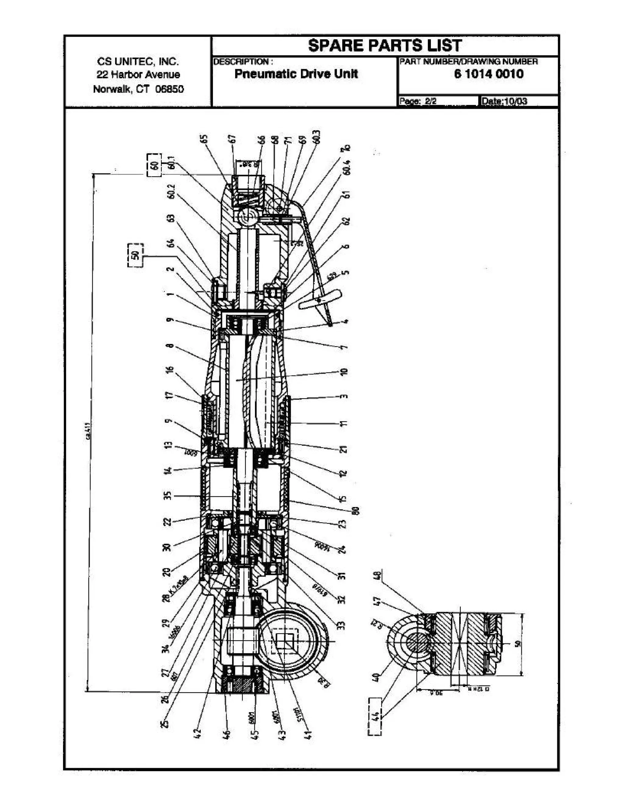CS Unitec Nut Runners: 6 1014 0010 | PDF